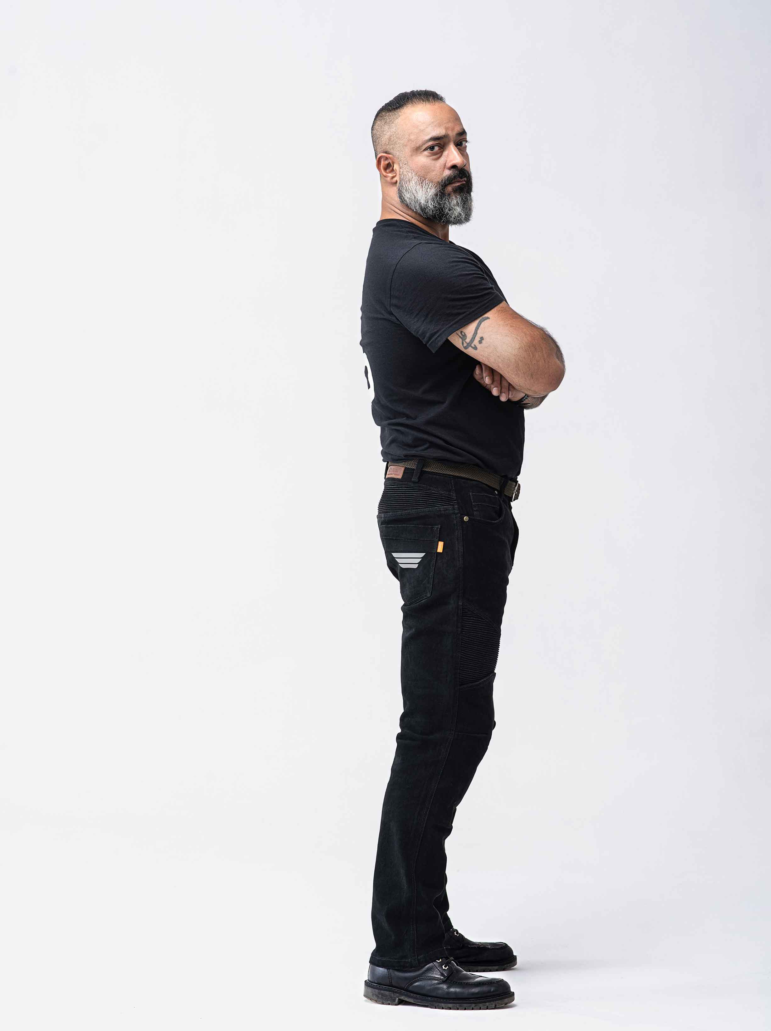Bikeratti Raven Motorcycle Jeans | D3O Protected